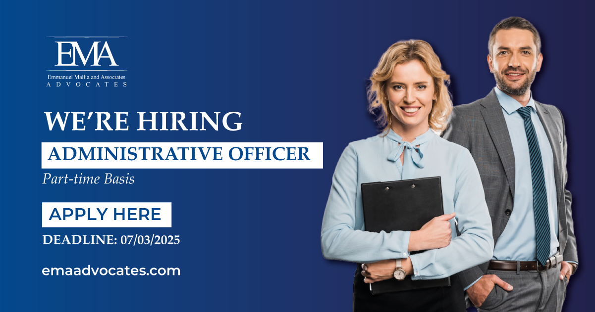 Administrative Officer - EMA - Emmanuel Mallia & Associates